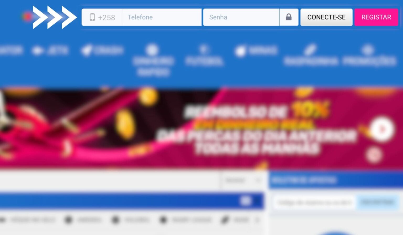 Elephant Bet Register - Como Criar uma Conta